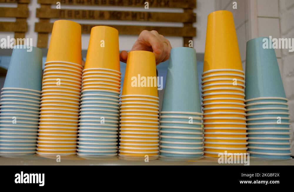 Disposable coffee cup pile Stock Videos & Footage - HD and 4K Video ...