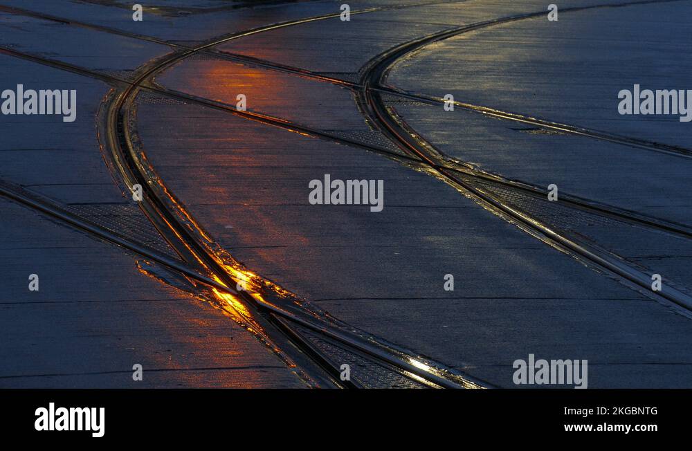 Wet road reflections traffic lights Stock Videos & Footage - HD and 4K ...