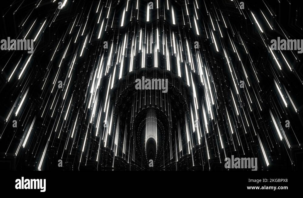 Illuminating interstellar effect on black motion background VJ Loop ...