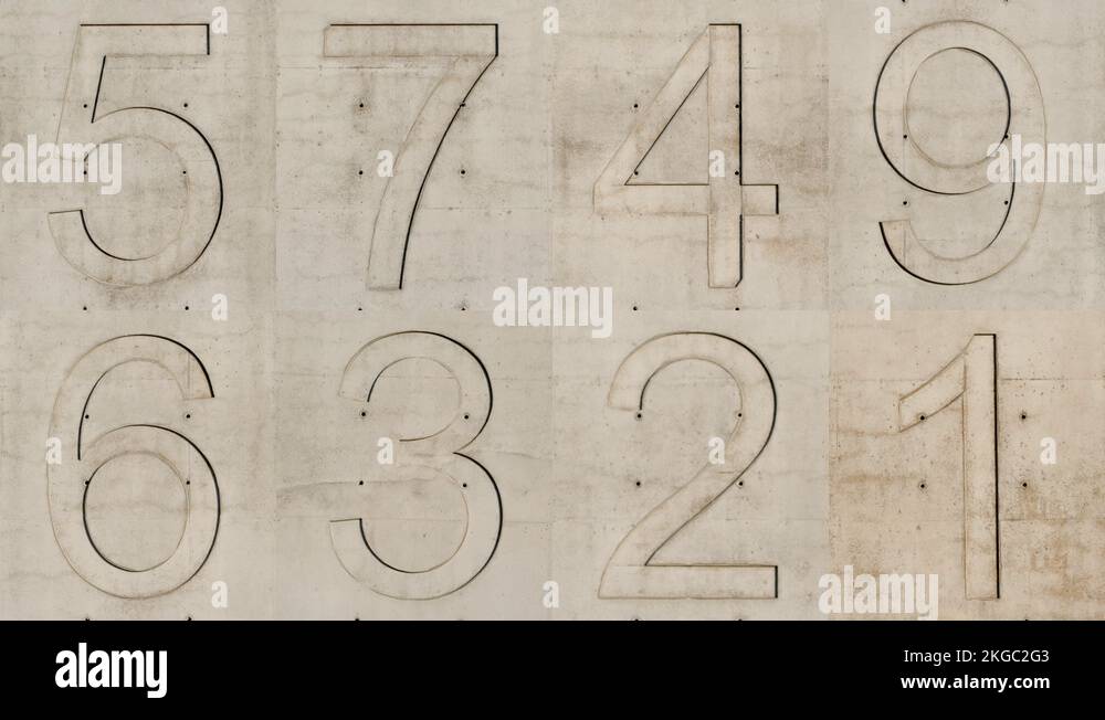 Numbers concrete Stock Videos & Footage - HD and 4K Video Clips - Alamy