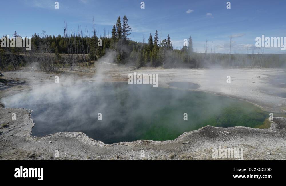 Yellowstone thermal feature Stock Videos & Footage - HD and 4K Video ...