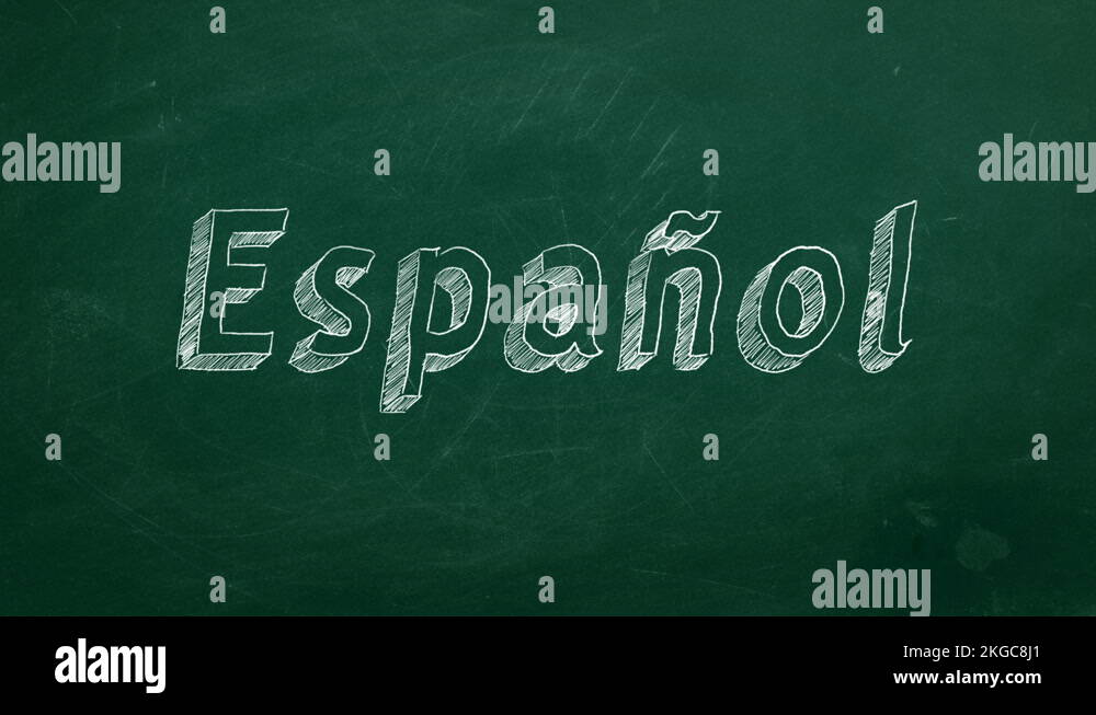 Learning spanish chalkboard Stock Videos & Footage - HD and 4K Video ...