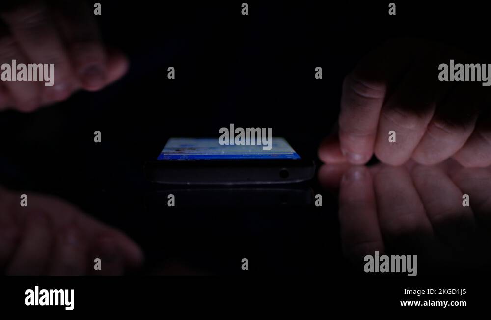 Man hand phone screen dark Stock Videos & Footage - HD and 4K Video ...
