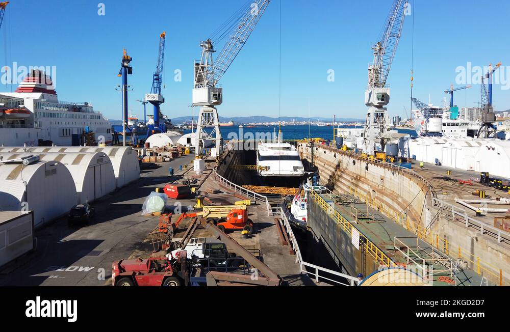 Ship in dry dock gibraltar Stock Videos & Footage - HD and 4K Video ...
