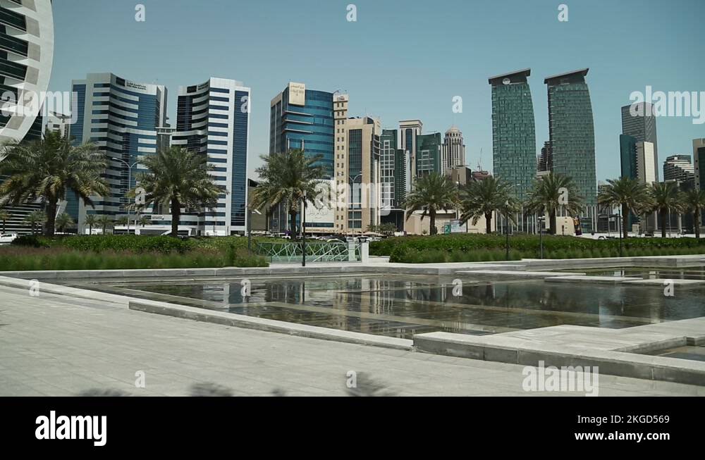 Qatar financial centre in doha Stock Videos & Footage - HD and 4K Video ...