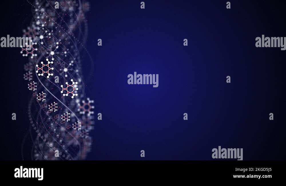 CHEMISTRY, Molecules Animation, Background, Rendering, Loop Stock Video ...