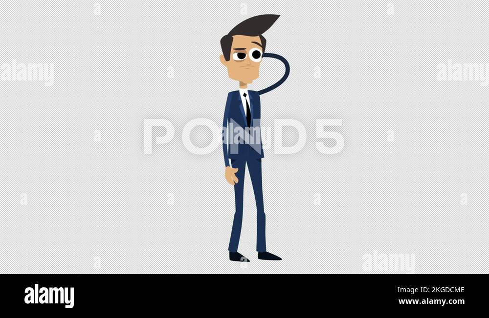 Thinking man cartoon Stock Videos & Footage - HD and 4K Video Clips - Alamy