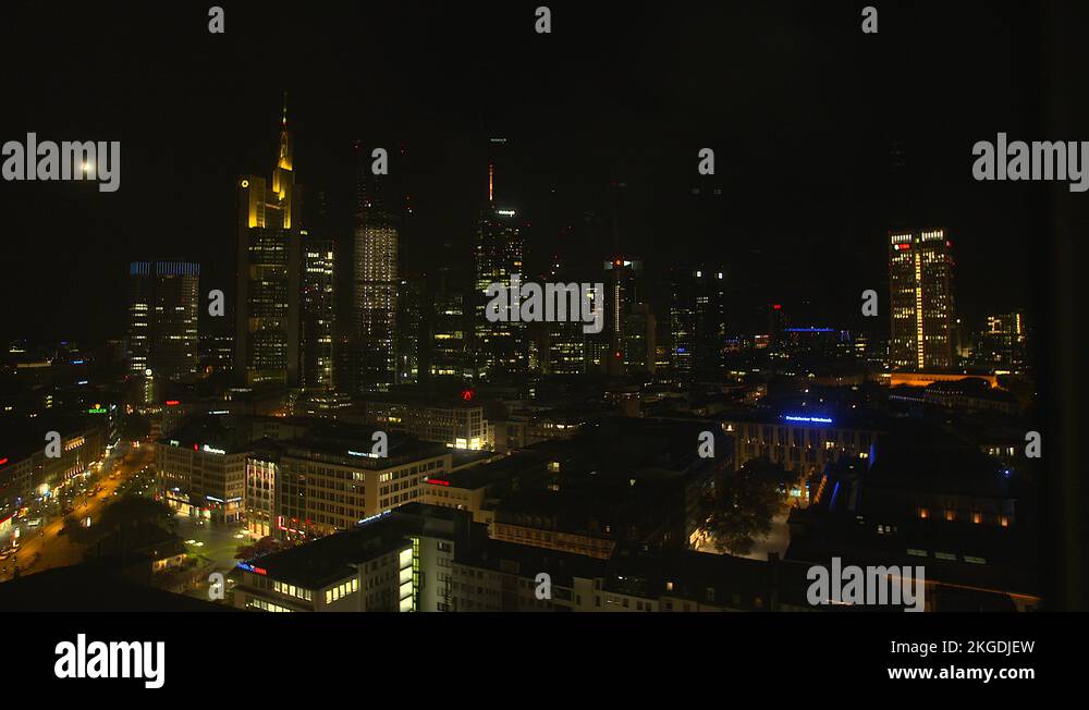 City view with main and banking district Stock Videos & Footage - HD ...