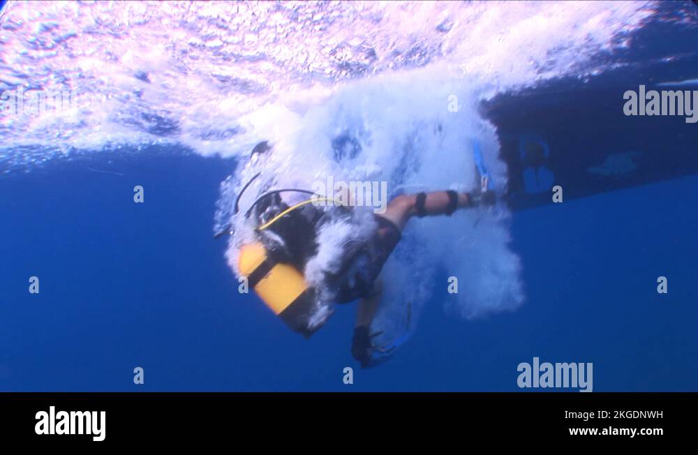 Scuba diver underwater boat Stock Videos & Footage - HD and 4K Video ...