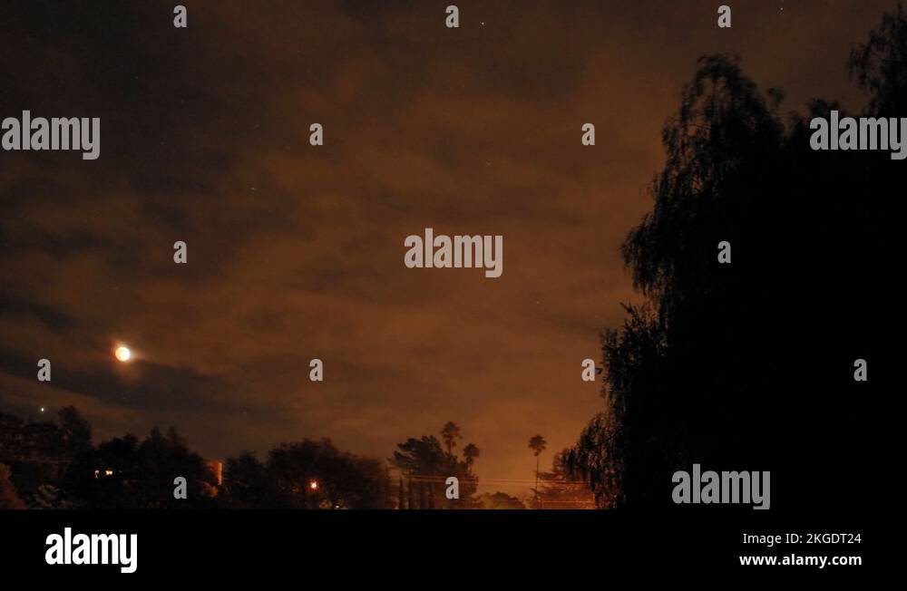 Full moon total lunar eclipse Stock Videos & Footage - HD and 4K Video ...