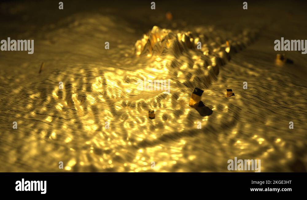 Gold metal crystal texture abstract Stock Videos & Footage - HD and 4K ...