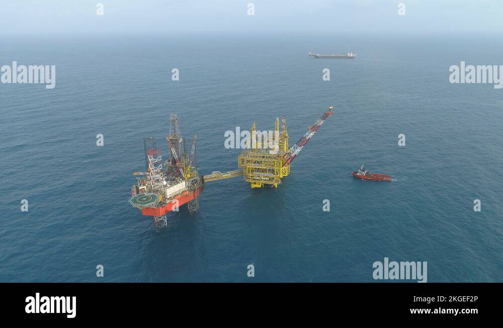 Drilling platform jack up rig Stock Videos & Footage - HD and 4K Video ...