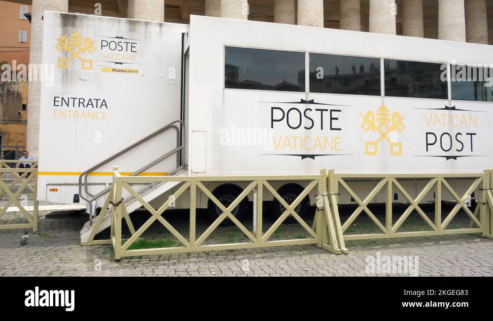 ROME, ITALY - CIRCA May 2018: Temporary Post Office in Vatican city on ...