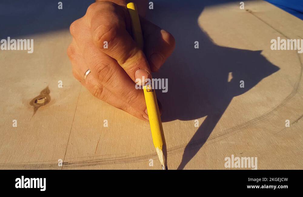 A man draws a pencil line on the blackboard. 3840x2160, 4K Stock Video ...