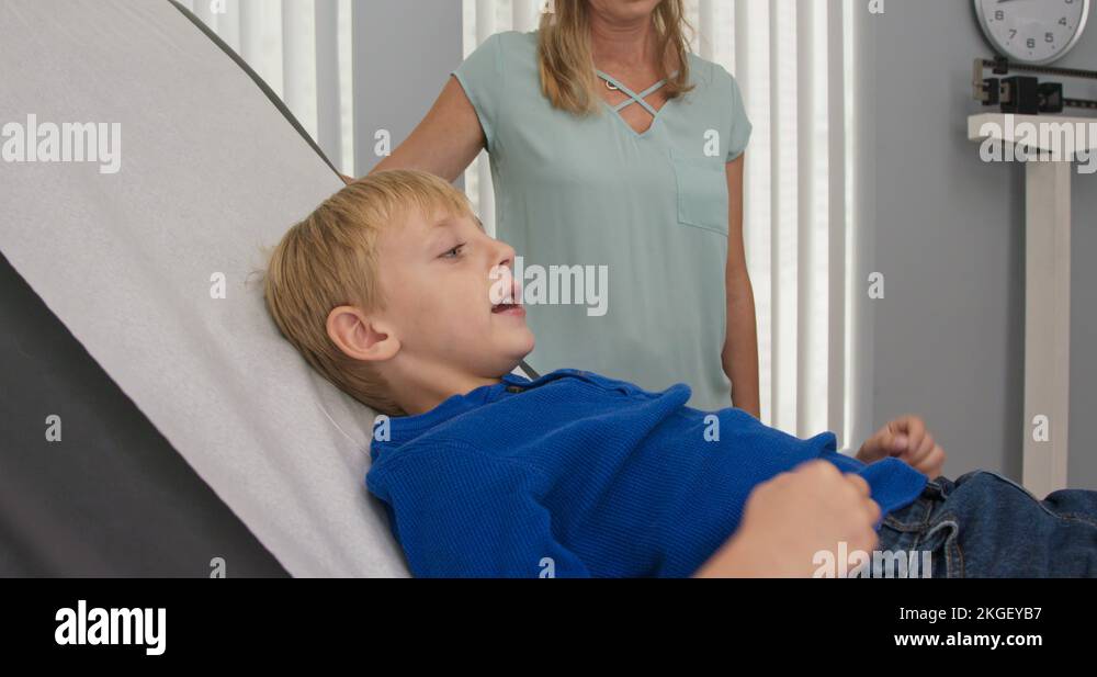 Boy lying on examination table Stock Videos & Footage - HD and 4K Video ...