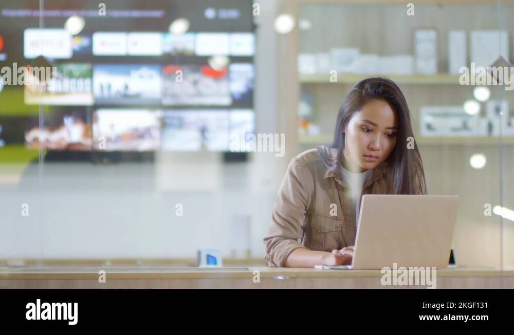 Woman customer talking shop assistant Stock Videos & Footage - HD and ...