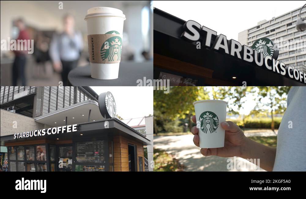 Starbucks coffee on street Stock Videos & Footage - HD and 4K Video ...