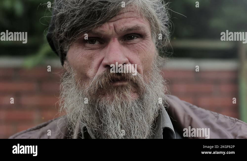 Homeless old man close up Stock Videos & Footage - HD and 4K Video ...