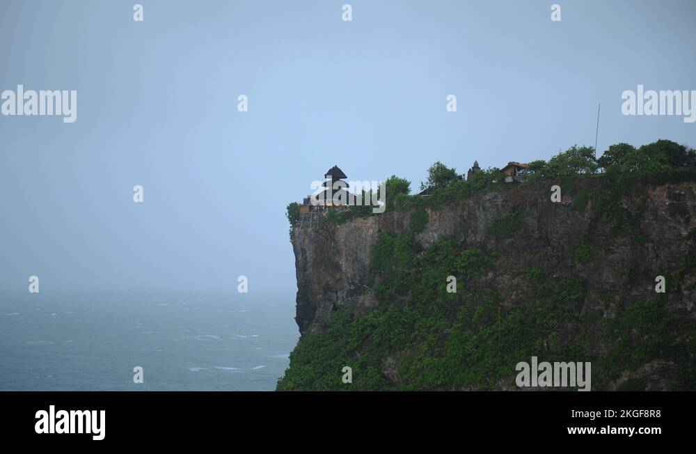 Time Lapse of Bali Pura Luhur Uluwatu Hindu Temple Iconic Balinese ...