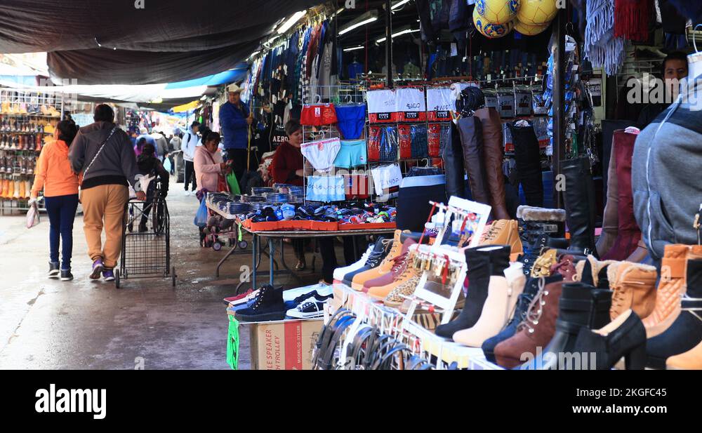 Ciudad Juarez Mexico shops street market weekend 4K Stock Video Footage ...