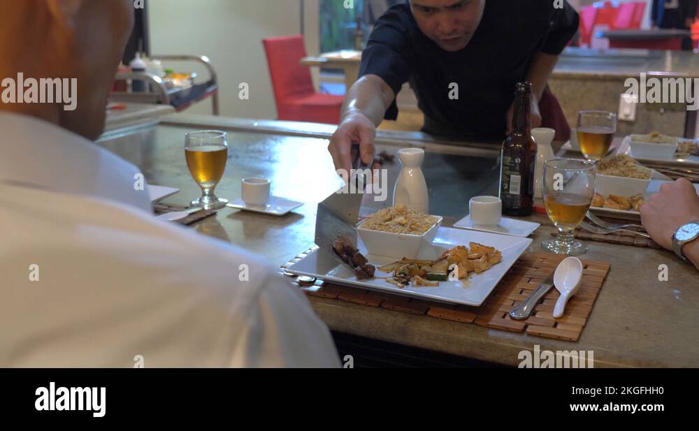Hibachi table Stock Videos & Footage - HD and 4K Video Clips - Alamy