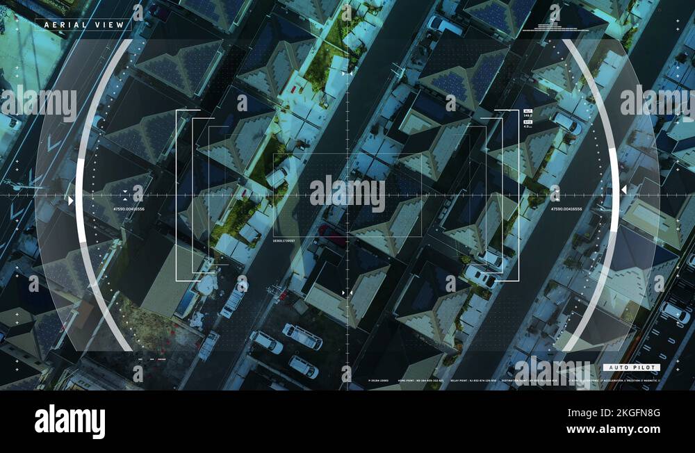 Screen of a drone controller. Head up display (HUD) of a vehicle ...