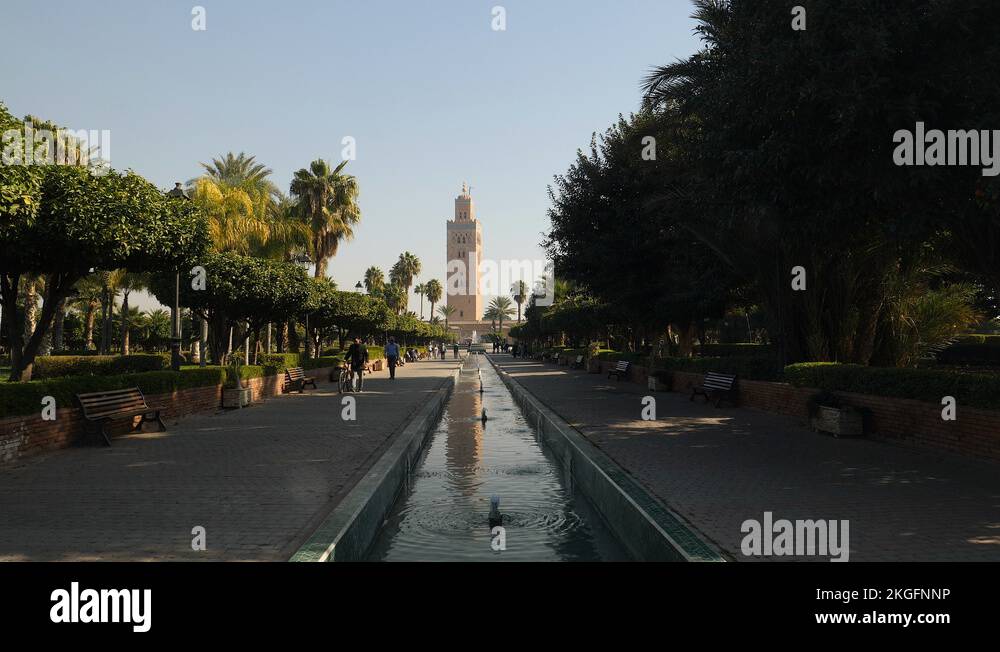 Koutoubia minaret tower marrakech Stock Videos & Footage - HD and 4K ...