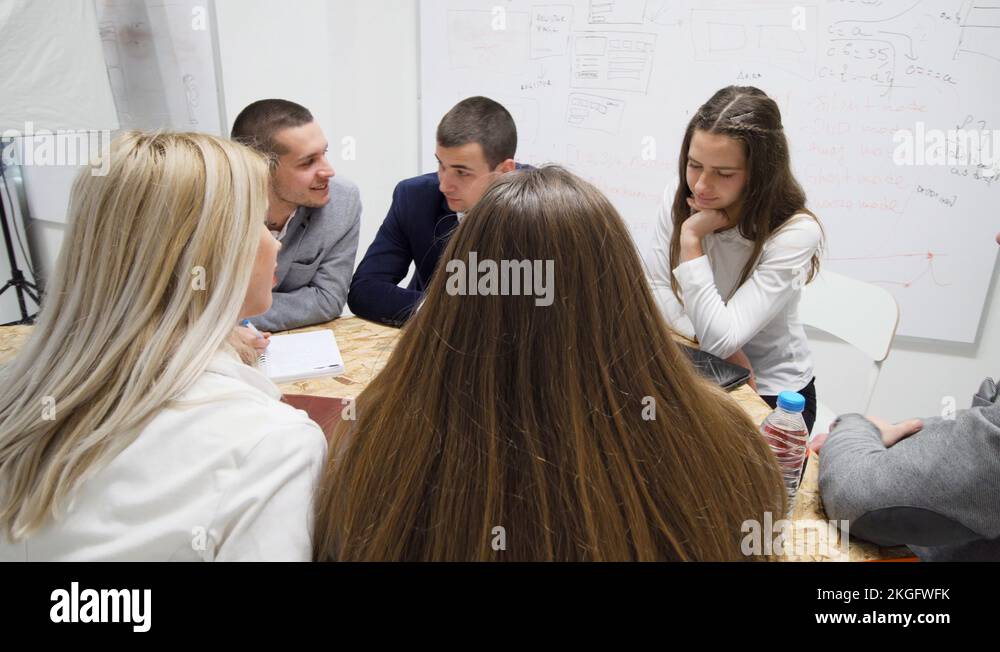 Business flowchart and discussion Stock Videos & Footage - HD and 4K ...