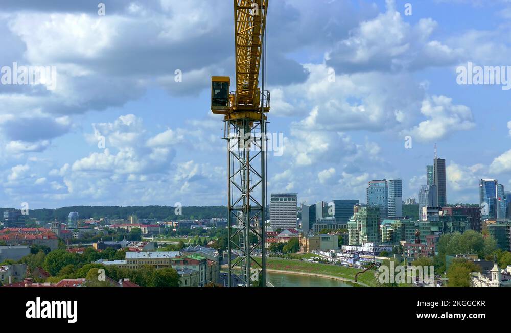 Cranes tower crane construction crane tower crane Stock Videos ...