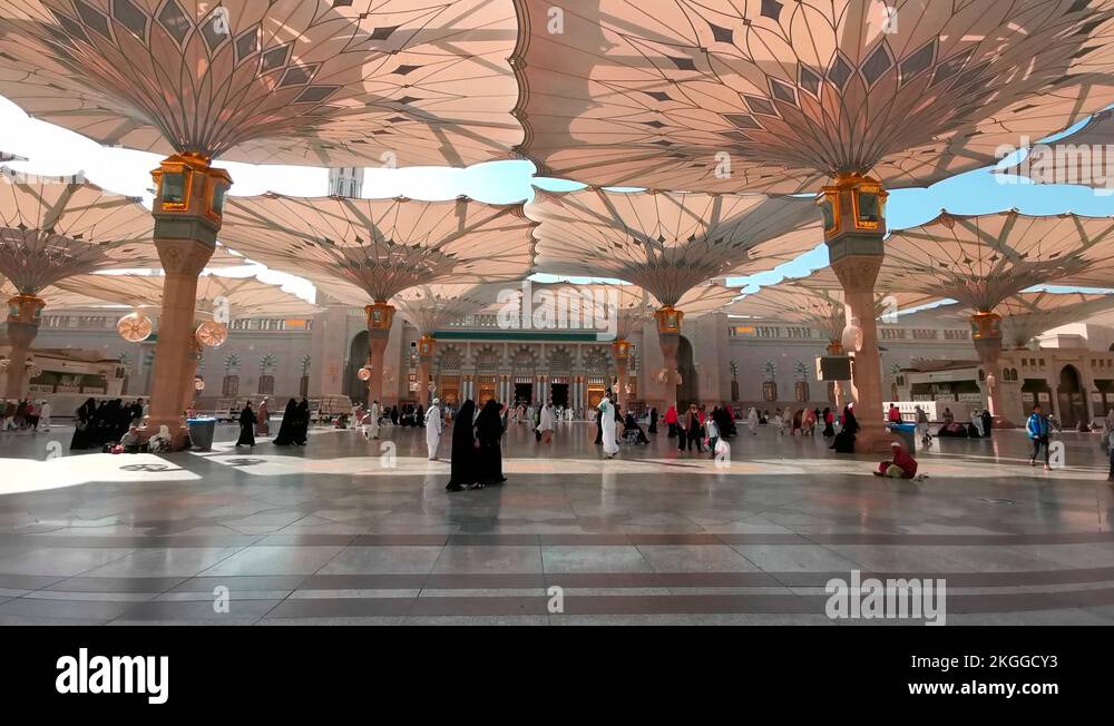 Masjid Al Nabawi Or Nabawi Mosque Mosque Of The Prophet In Medina