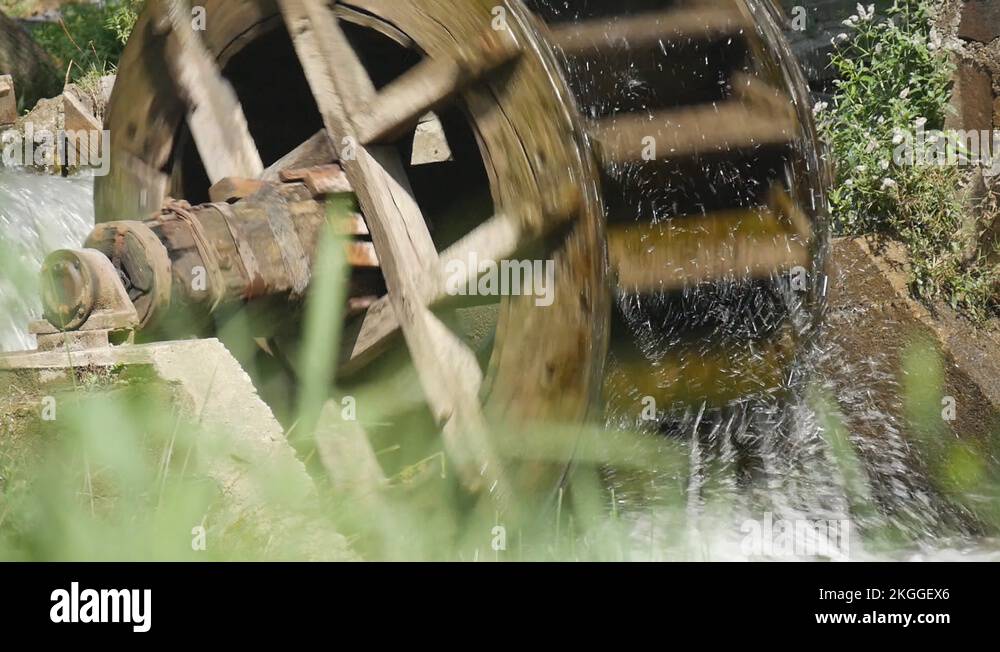 Traditional wooden water wheel Stock Videos & Footage - HD and 4K Video ...