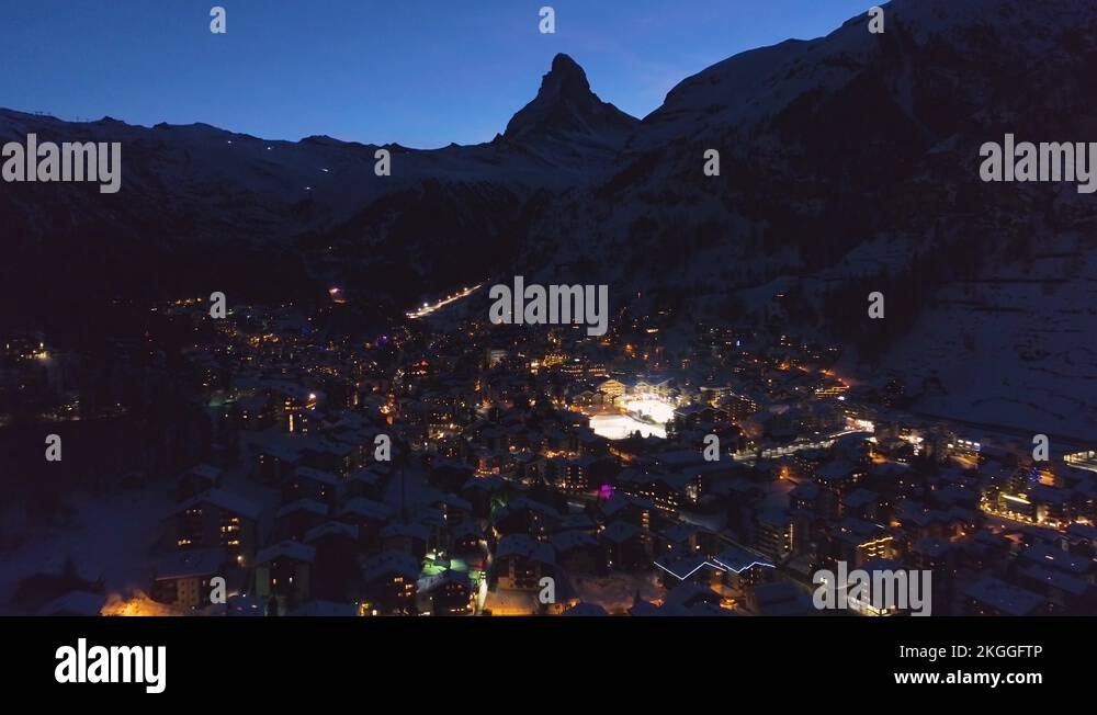 Zermatt matterhorn winter night night Stock Videos & Footage - HD and ...