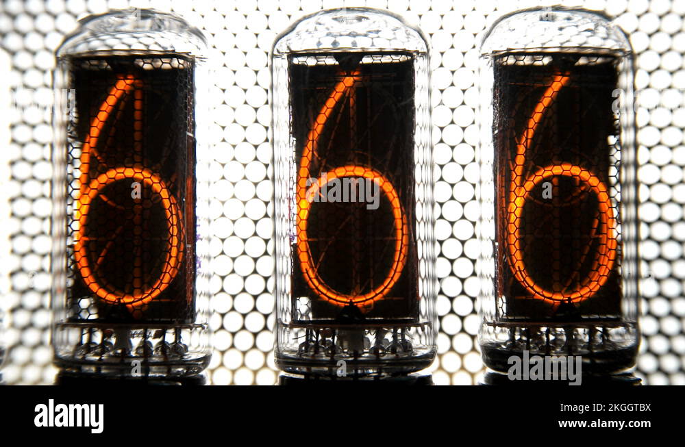 the numbers 666 and 000 are flashing on the counters, devil number ...