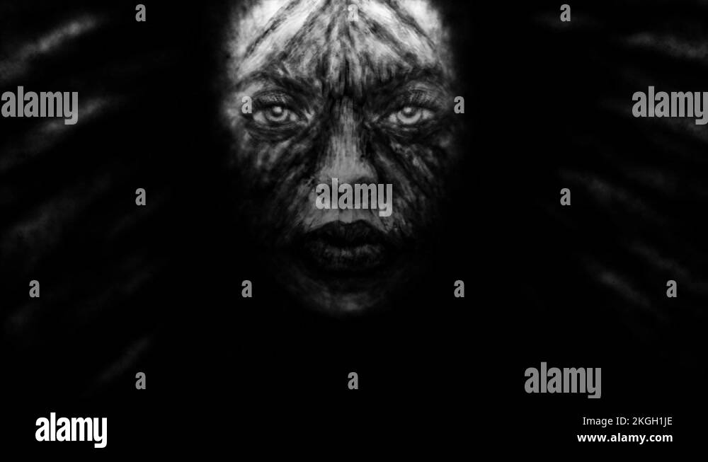 Face terror cartoon Stock Videos & Footage - HD and 4K Video Clips - Alamy