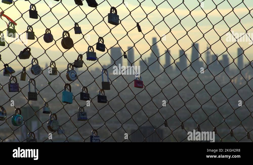 Love lock on fence Stock Videos & Footage - HD and 4K Video Clips - Alamy