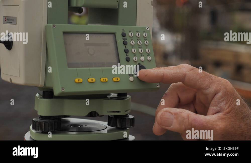 Engineering level technology tripod equipment Stock Videos & Footage ...