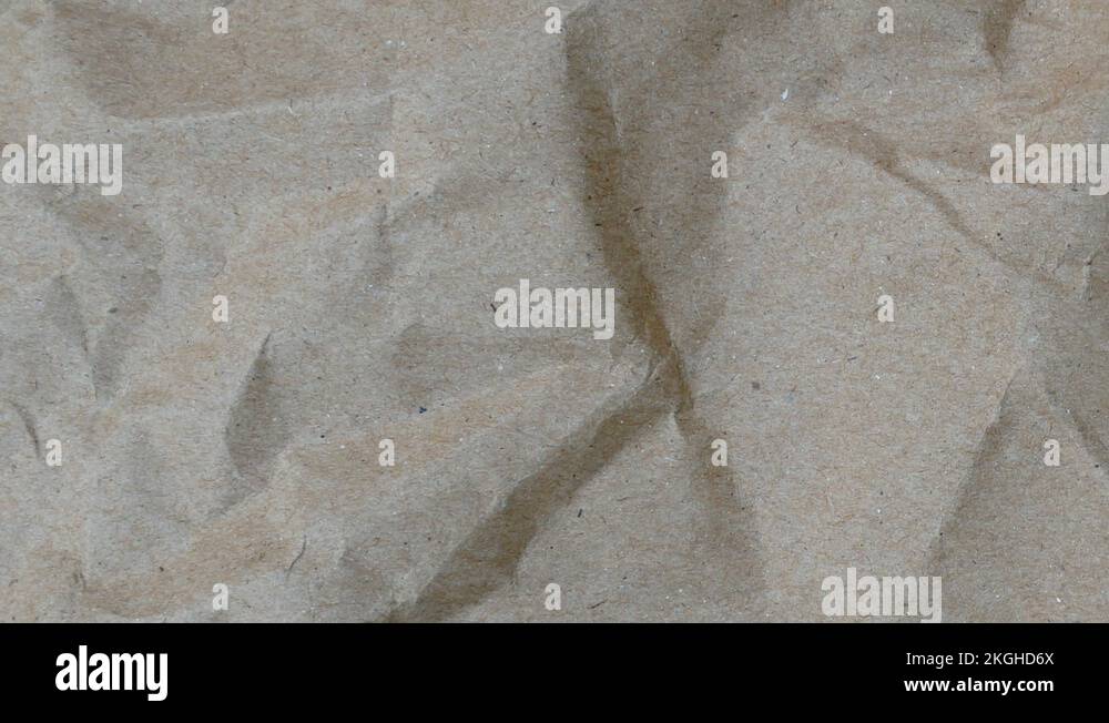 Wrinkled brown paper background moving from left to right Stock Video ...