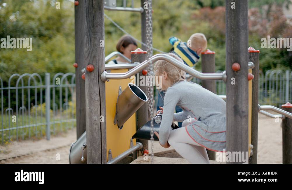Kids playing playground equipment Stock Videos & Footage - HD and 4K ...