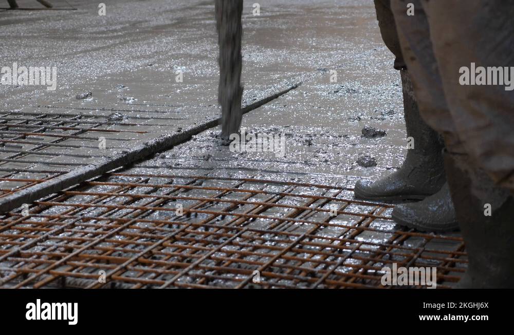 Pouring concrete slab Stock Videos & Footage - HD and 4K Video Clips ...