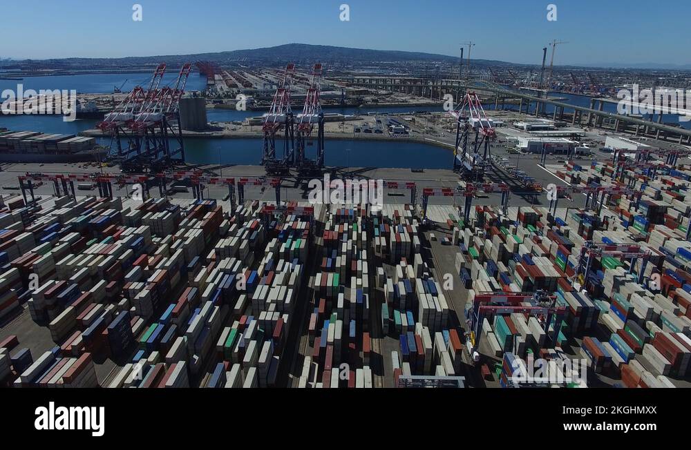 Long beach container terminal Stock Videos & Footage - HD and 4K Video ...