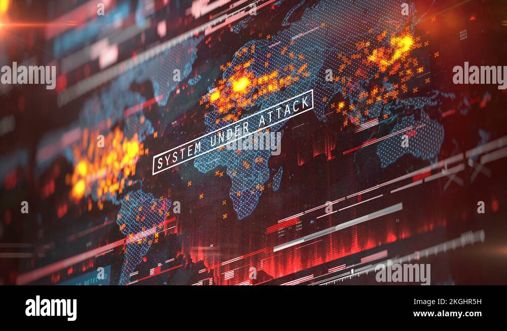 Cyber security global attack map Stock Videos & Footage - HD and 4K ...