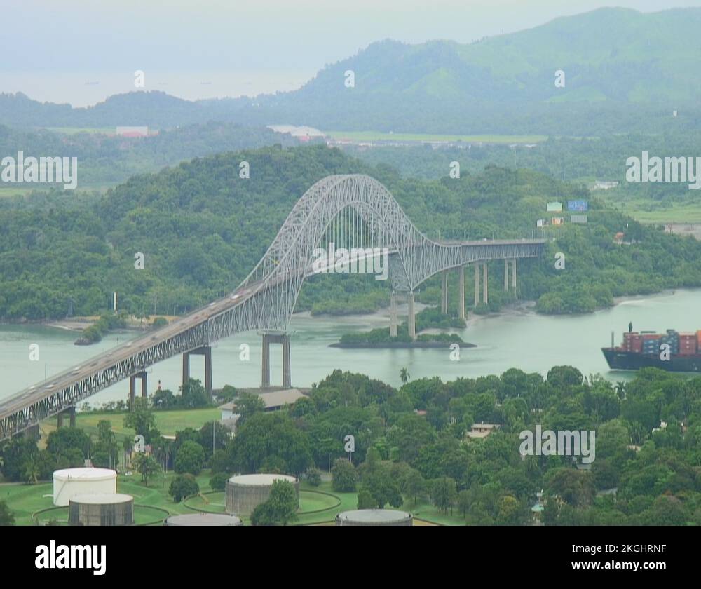 Panama canal the bridge of the americas Stock Videos & Footage - HD and ...