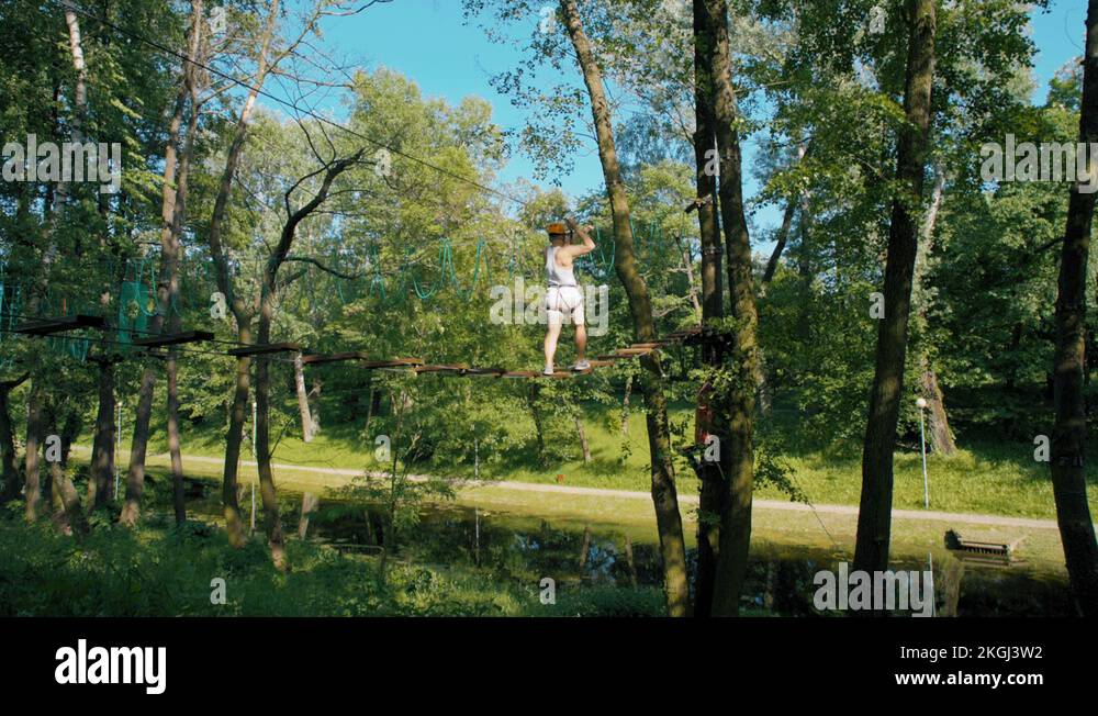 Rope bridge high Stock Videos & Footage - HD and 4K Video Clips - Alamy