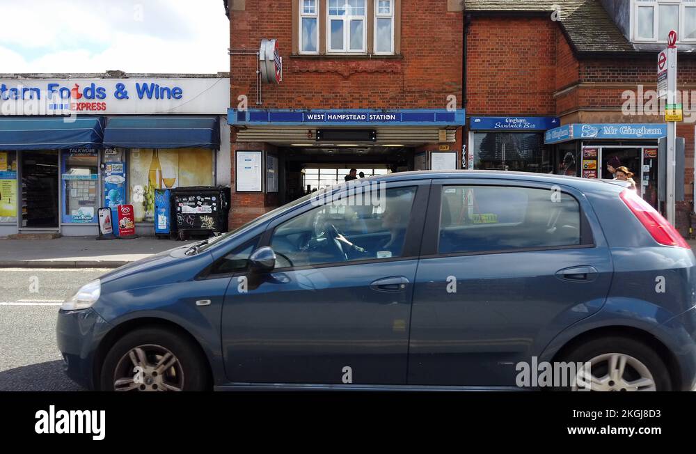 West Hampstead Underground station on the Jubilee Line in London, UK ...