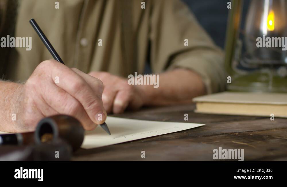 Elderly writing letter Stock Videos & Footage - HD and 4K Video Clips ...