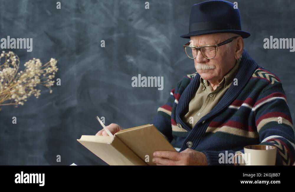 Elegant man reading book Stock Videos & Footage - HD and 4K Video Clips ...