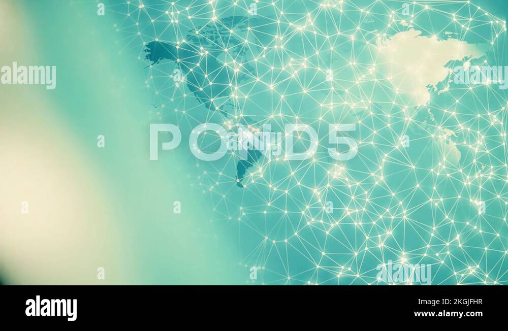 World technology innovation news intro idea, geometric abstract 4k ...