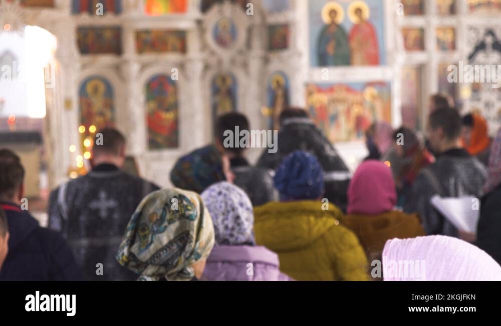 Back view of person praying in church Stock Videos & Footage - HD and ...