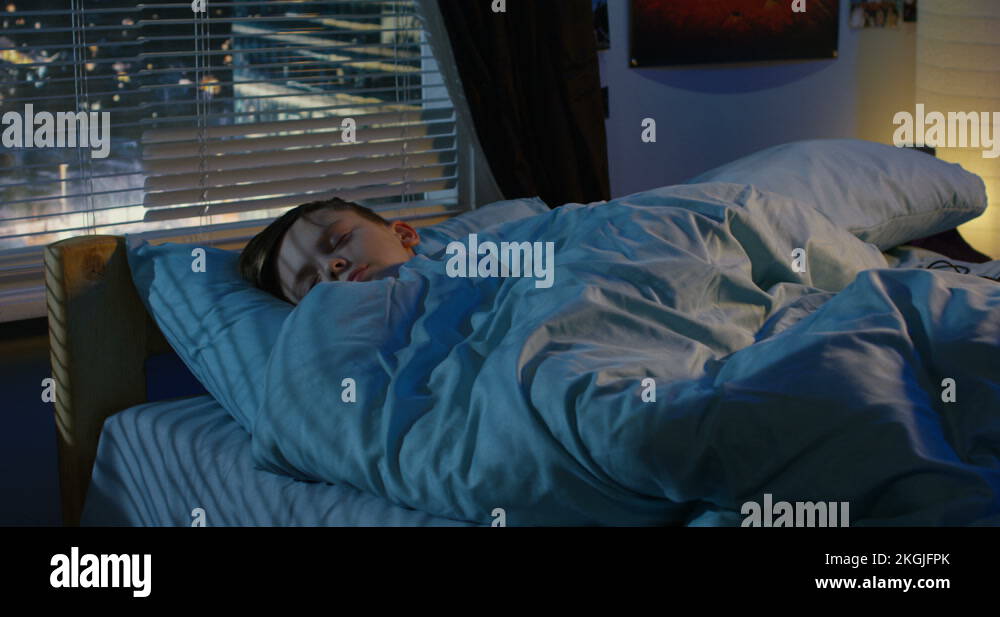Boy in bed sleeping Stock Videos & Footage - HD and 4K Video Clips - Alamy