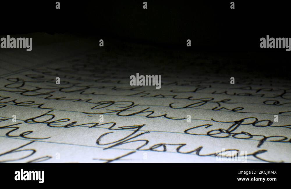 Handwritten journal entry Stock Videos & Footage - HD and 4K Video ...